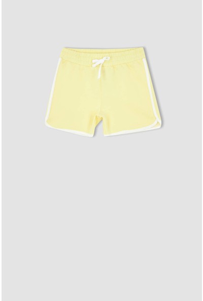 DeFacto Kız Çocuk İnce Kumaş Şort L6125A622HS