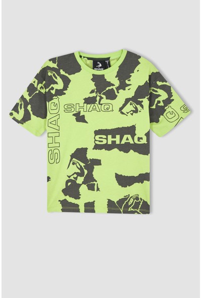 DeFacto Erkek Çocuk Shaquille O'Neal Lisanslı Defacto Fit Oversize Fit Kısa Kollu Pamuklu Tişört X3514A622SP DeFacto Erkek Çocuk Shaquille O'Neal Lisanslı Defacto Fit Oversize Fit Kısa Kollu Pamuklu Tişört X3514A622SP