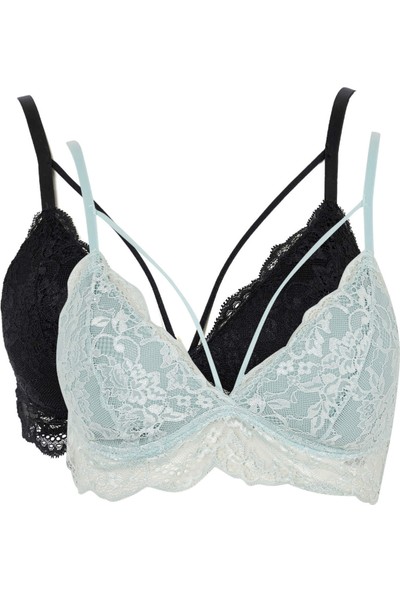 DeFacto Fall In Love Dantelli Pedli 2'li Bralet X8118AZ22SP DeFacto Fall In Love Dantelli Pedli 2'li Bralet X8118AZ22SP