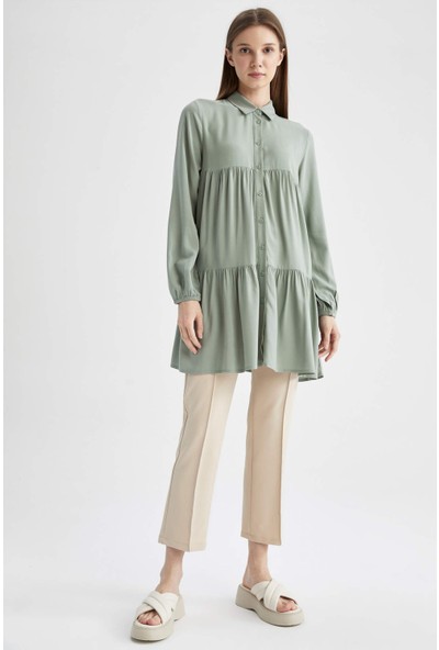 DeFacto Flare Fit İspanyol Paça Gabardin Pantolon X7961AZ22SP