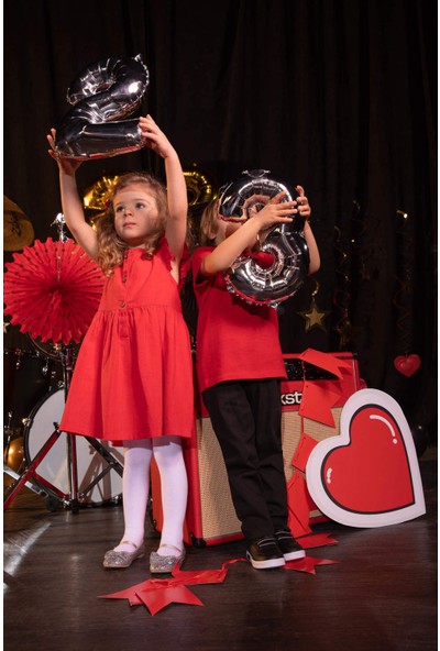 DeFacto Kız Bebek 23 Nisan Bisiklet Yaka Düğmeli Keten Görünümlü Elbise X1917A222SP