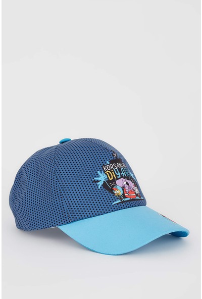 DeFacto Erkek Çocuk Kral Şakir Lisanslı Baskılı Cap Şapka X0331A622SM