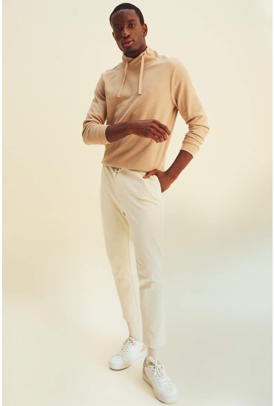 DeFacto Beli Bağcıklı Jogger Pantolon W1299AZ21WN