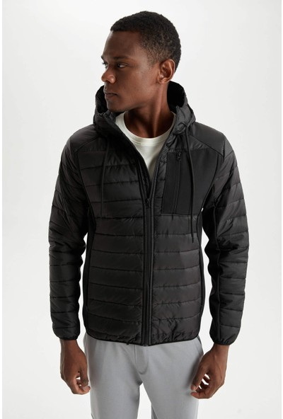 DeFacto Defacto Fit Standart Fit Kapüşonlu Puffer Şişme Mont W7010AZ22SP