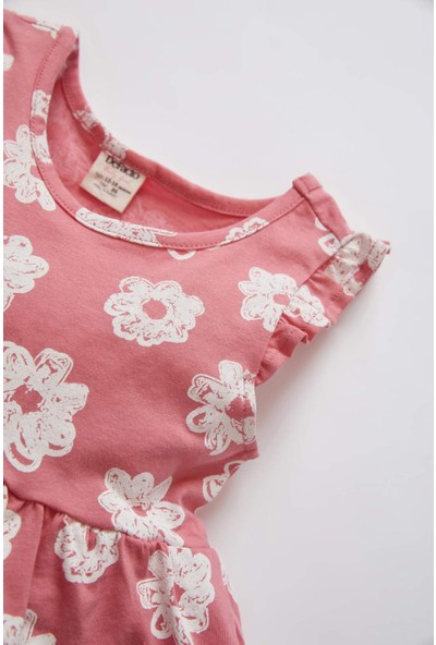 DeFacto Kız Bebek Regular Fit Çiçek Desenli Pamuklu Kolsuz Elbise X1951A222SP DeFacto Kız Bebek Regular Fit Çiçek Desenli Pamuklu Kolsuz Elbise X1951A222SP
