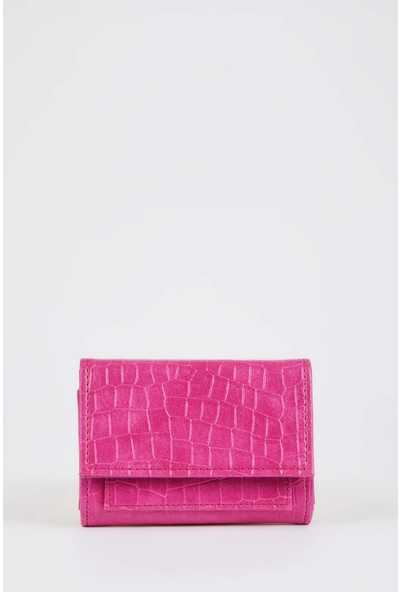 DeFacto Kadın Suni Deri Croco Cüzdan X0608AZNS