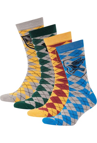 DeFacto Erkek Harry Potter Lisanslı Pamuklu 4'lü V7425AZ21WN