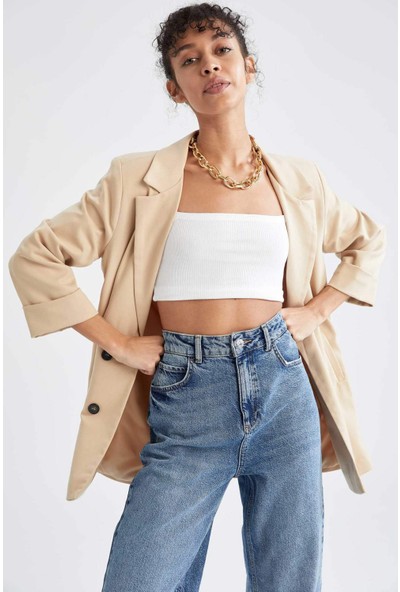 DeFacto Oversize Fit Blazer W9362AZ22SP