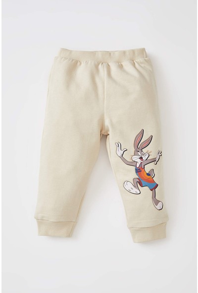 DeFacto Erkek Bebek  Space Jam Lisanslı İçi Yumuşak Tüylü Eşofman Altı W3107A221WN