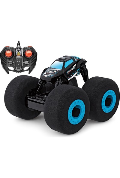 Mofy Baby Sünger Tekerlek Şarjlı 2.4ghz Yüksek Frekans Stunt Uzaktan Kumandalı Monster Truck