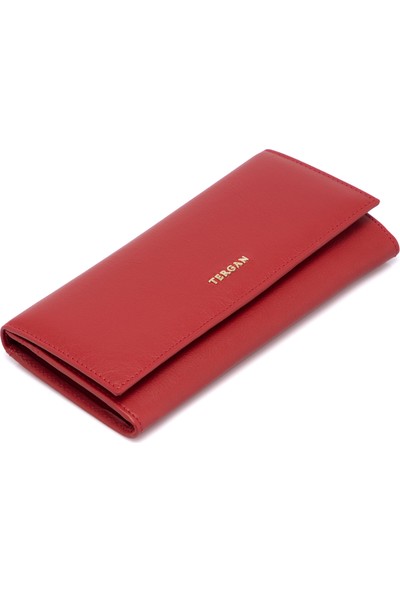 Tergan Kırmızı Deri Kadın Cüzdanı 05807A86 Tergan Kırmızı Deri Kadın Cüzdanı 05807A86