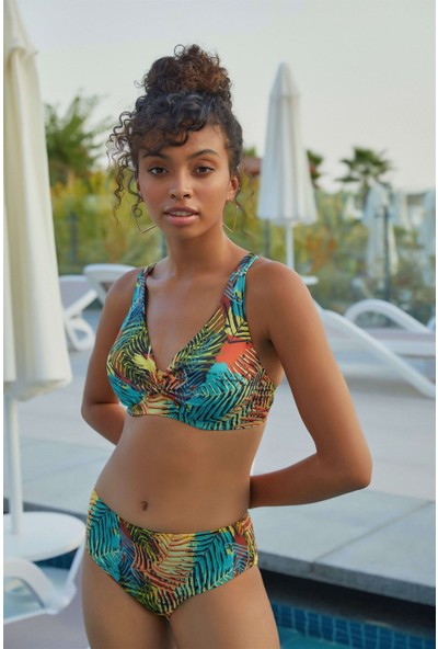 Relax Mode Balenli Toparlayıcı Bikini Takımı - B1502 Relax Mode Balenli Toparlayıcı Bikini Takımı - B1502