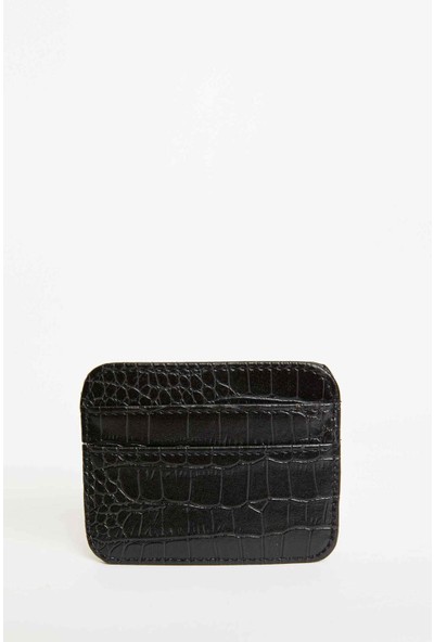 DeFacto Kadın Suni Deri Croco Kartlık W2526AZNS