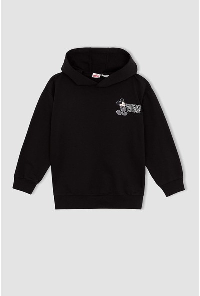 DeFacto Erkek Çocuk Mickey & Minnie Mouse Lisanslı Relax Fit Kapüşonlu Sweatshirt W7687A622SP DeFacto Erkek Çocuk Mickey & Minnie Mouse Lisanslı Relax Fit Kapüşonlu Sweatshirt W7687A622SP