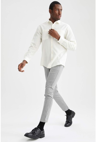 DeFacto Slim Fit Chino Pantolon X0065AZ21WN