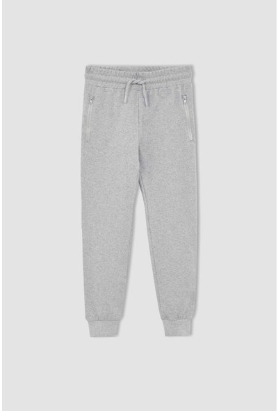 DeFacto Erkek Çocuk Slim Fit Fermuar Cepli Jogger Eşofman Alt W6751A622SP DeFacto Erkek Çocuk Slim Fit Fermuar Cepli Jogger Eşofman Alt W6751A622SP