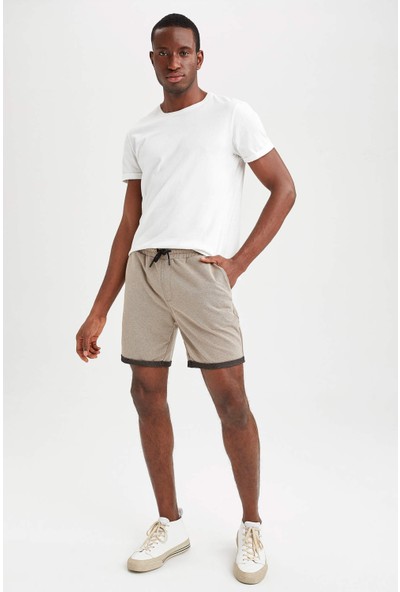 DeFacto Slim Fit Duble Paça Şort U6149AZ22SM DeFacto Slim Fit Duble Paça Şort U6149AZ22SM