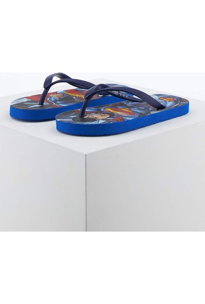 DeFacto Erkek Çocuk Süperman Lisanslı Parmak Arası Terlik T6700A621SM