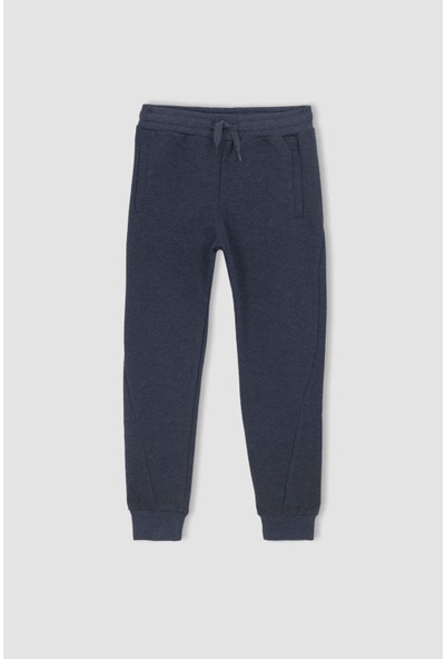 DeFacto Erkek Çocuk Slim Fit Dokulu Jogger Eşofman Alt W6750A622SP