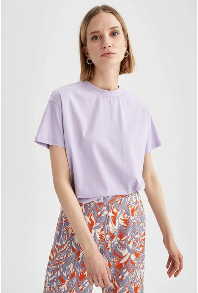 DeFacto Relax Fit Basic Tişört U7787AZ21SM DeFacto Relax Fit Basic Tişört U7787AZ21SM