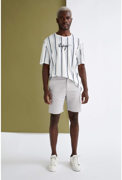 Defacto Slim Fit Cepli Basic Şort U7056AZ21SM Defacto Slim Fit Cepli Basic Şort U7056AZ21SM