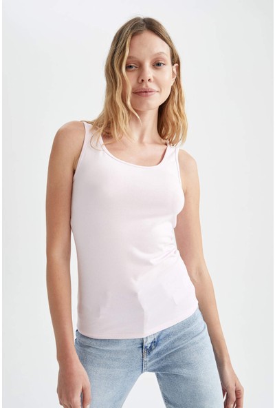 DeFacto Askılı Basic Slim Fit Atlet I1059AZ21SP DeFacto Askılı Basic Slim Fit Atlet I1059AZ21SP