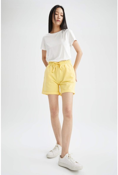 DeFacto Regular Fit İnce Kumaş Bermuda Şort U4066AZ22HS