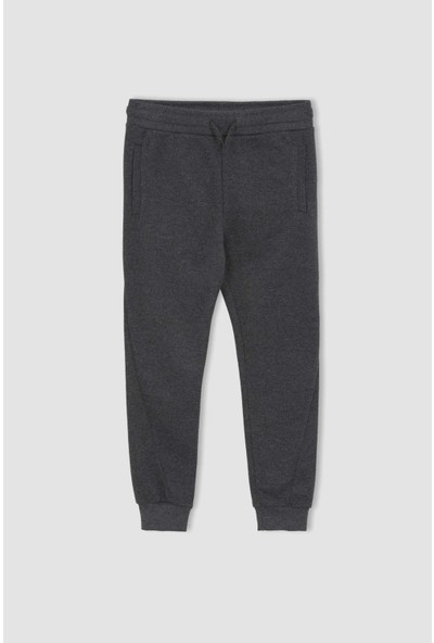 DeFacto Erkek Çocuk Slim Fit Dokulu Jogger Eşofman Alt W6750A622SP