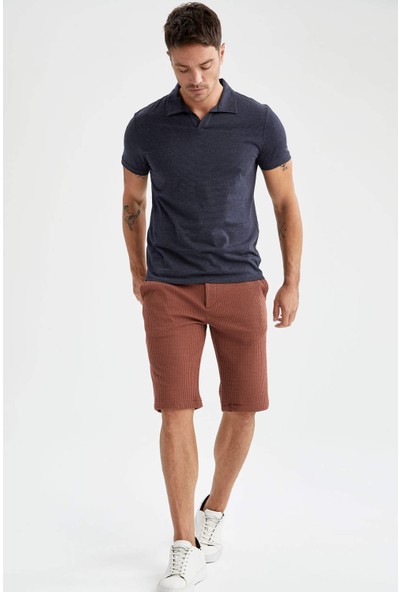 Defacto Regular Fit Basic Bermuda Şort U4582AZ21SM