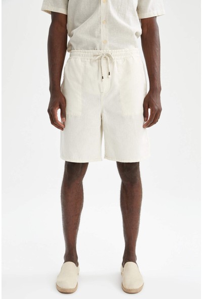 DeFacto Regular Fit Basic Bermuda Şort U4243AZ21SM