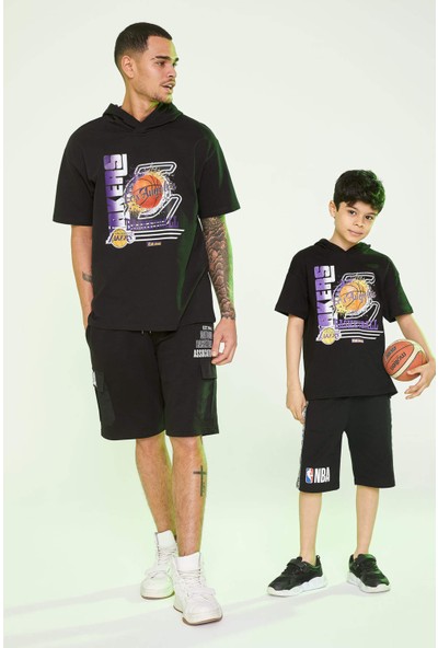 Defacto NBA Lisanslı Regular Fit Logo Baskılı Spor Şortu U0450AZ21SM Defacto NBA Lisanslı Regular Fit Logo Baskılı Spor Şortu U0450AZ21SM