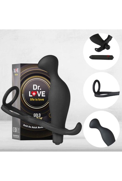 Drlove Penis Halkası Silikon Anal Titreşimli Plug Dildo Drlove Penis Halkası Silikon Anal Titreşimli Plug Dildo
