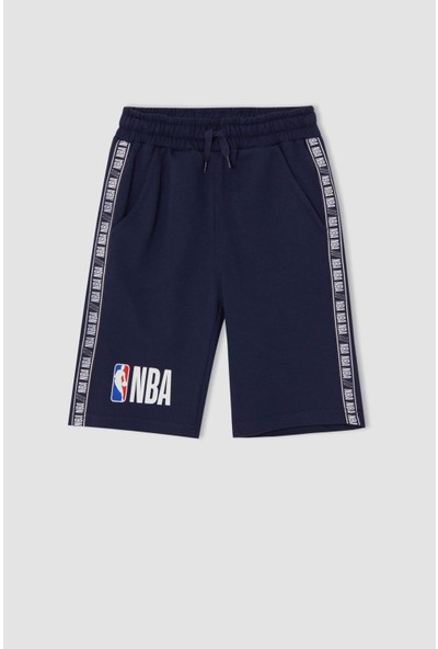 DeFacto Erkek Çocuk Defacto Fit Regular Fit NBA Lisanslı Bermuda Şort U5182A621SP