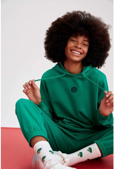 DeFacto Defacto Fit Oversize Fit Kapüşonlu Kanguru Cepli İçi Yumuşak Tüylü Organik Pamuklu Sweatshirt W8867AZ21CW DeFacto Defacto Fit Oversize Fit Kapüşonlu Kanguru Cepli İçi Yumuşak Tüylü Organik Pamuklu Sweatshirt W8867AZ21CW