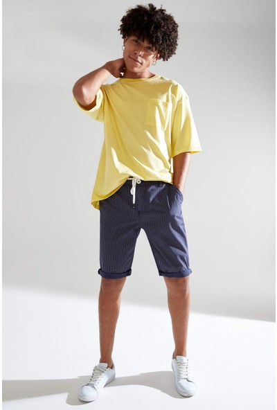 Defacto Regular Fit Basic Bermuda Şort V8283AZ21SM