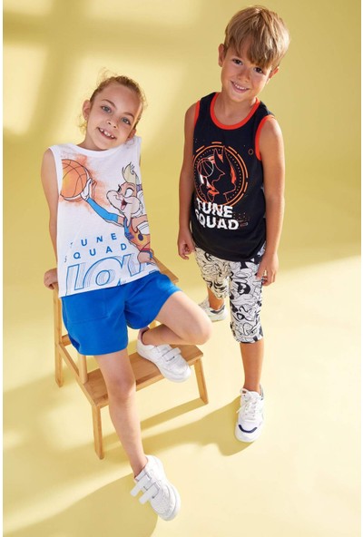 Defacto Erkek Çocuk Space Jam Lisanslı Atlet V8064A621HS