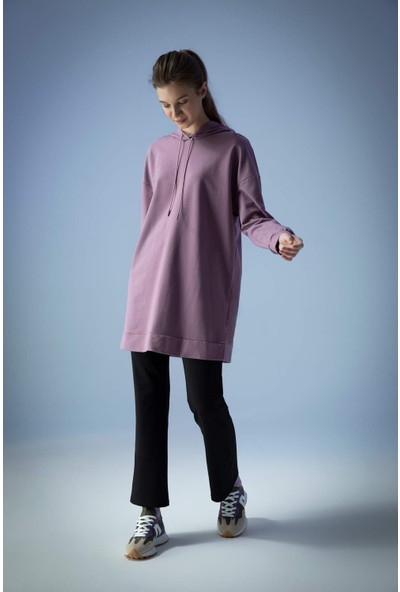 DeFacto Regular Fit Skuba Kumaş Geniş Paça Pantolon W8753AZ22SP