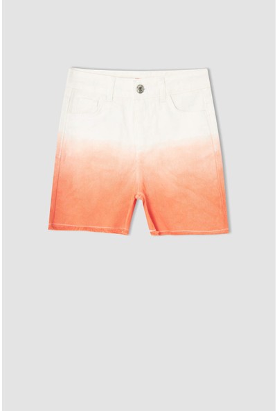 Defacto Kız Çocuk Batik Desenli Şort V8266A621HS