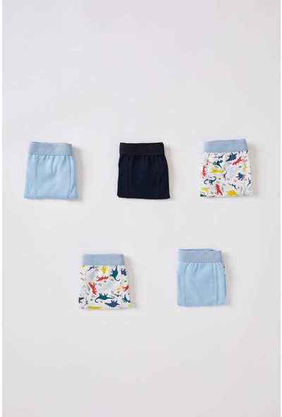 DeFacto Erkek Çocuk Esnek Dokulu 5'li Boxer V6247A622SP