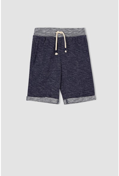 Defacto Erkek Çocuk Bağcıklı Bermuda Şort U8793A621SP