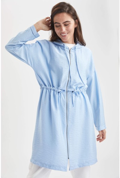 Defacto Relax Fit Kapüşonlu Tunik U8792AZ21SM