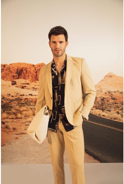 DeFacto Slim Fit Yarım Astar Blazer V5499AZ22SP DeFacto Slim Fit Yarım Astar Blazer V5499AZ22SP