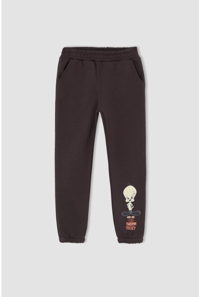 DeFacto Kız Çocuk Tweety Lisanlı Jogger Eşofman Altı V6543A621Wn