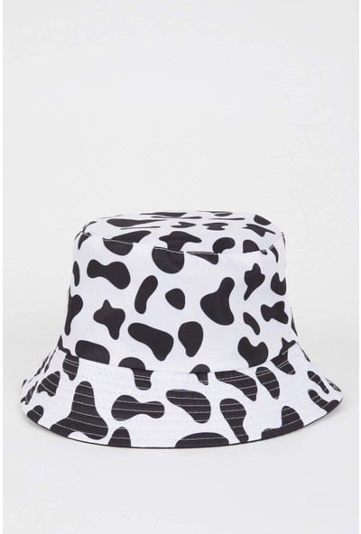 DeFacto Kadın Desenli Bucket Şapka W8983AZ22SM DeFacto Kadın Desenli Bucket Şapka W8983AZ22SM