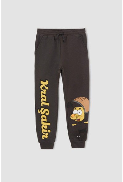 DeFacto Erkek Çocuk Kral Şakir Lisanslı Jogger Eşofman Alt X0169A622SP