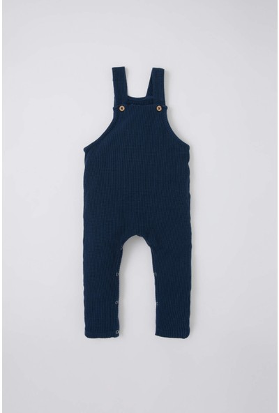 DeFacto Erkek Bebek Yeni Doğan Waffle Dokulu Ağdan Çıtçıtlı Tulum X2777A222SP DeFacto Erkek Bebek Yeni Doğan Waffle Dokulu Ağdan Çıtçıtlı Tulum X2777A222SP