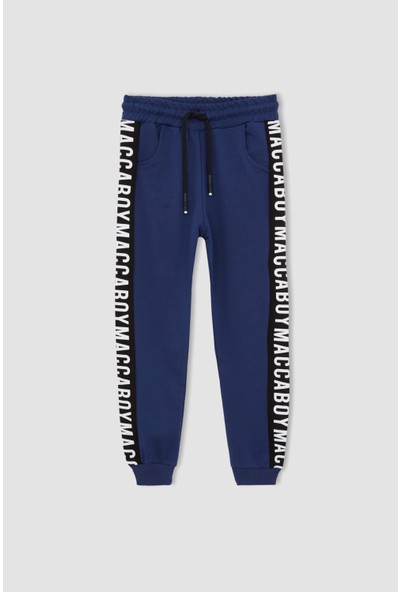 DeFacto Erkek Çocuk Regular Fit Baskılı Cepli İnce Sweatshirt Kumaşı Eşofman Alt X4990A622SM DeFacto Erkek Çocuk Regular Fit Baskılı Cepli İnce Sweatshirt Kumaşı Eşofman Alt X4990A622SM