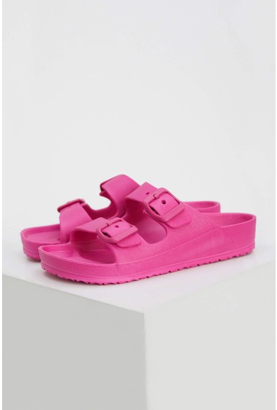 DeFacto Kız Çocuk Eva Çift Bantlı Tokalı Terlik T4067A6NS