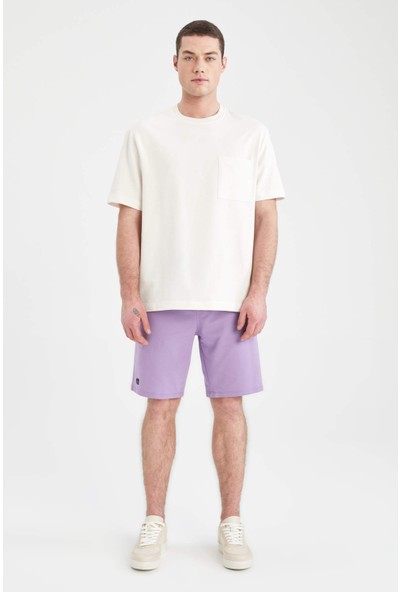 DeFacto Slim Fit İnce Sweatshirt Kumaşı Şort X4635AZ22SP DeFacto Slim Fit İnce Sweatshirt Kumaşı Şort X4635AZ22SP