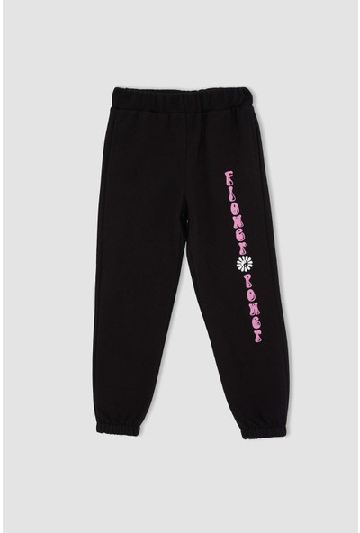 DeFacto Kız Çocuk Jogger Standart Fit Geri Dönüşümlü İçi Yumuşak Tüylü Eşofman Alt W8644A621WN DeFacto Kız Çocuk Jogger Standart Fit Geri Dönüşümlü İçi Yumuşak Tüylü Eşofman Alt W8644A621WN